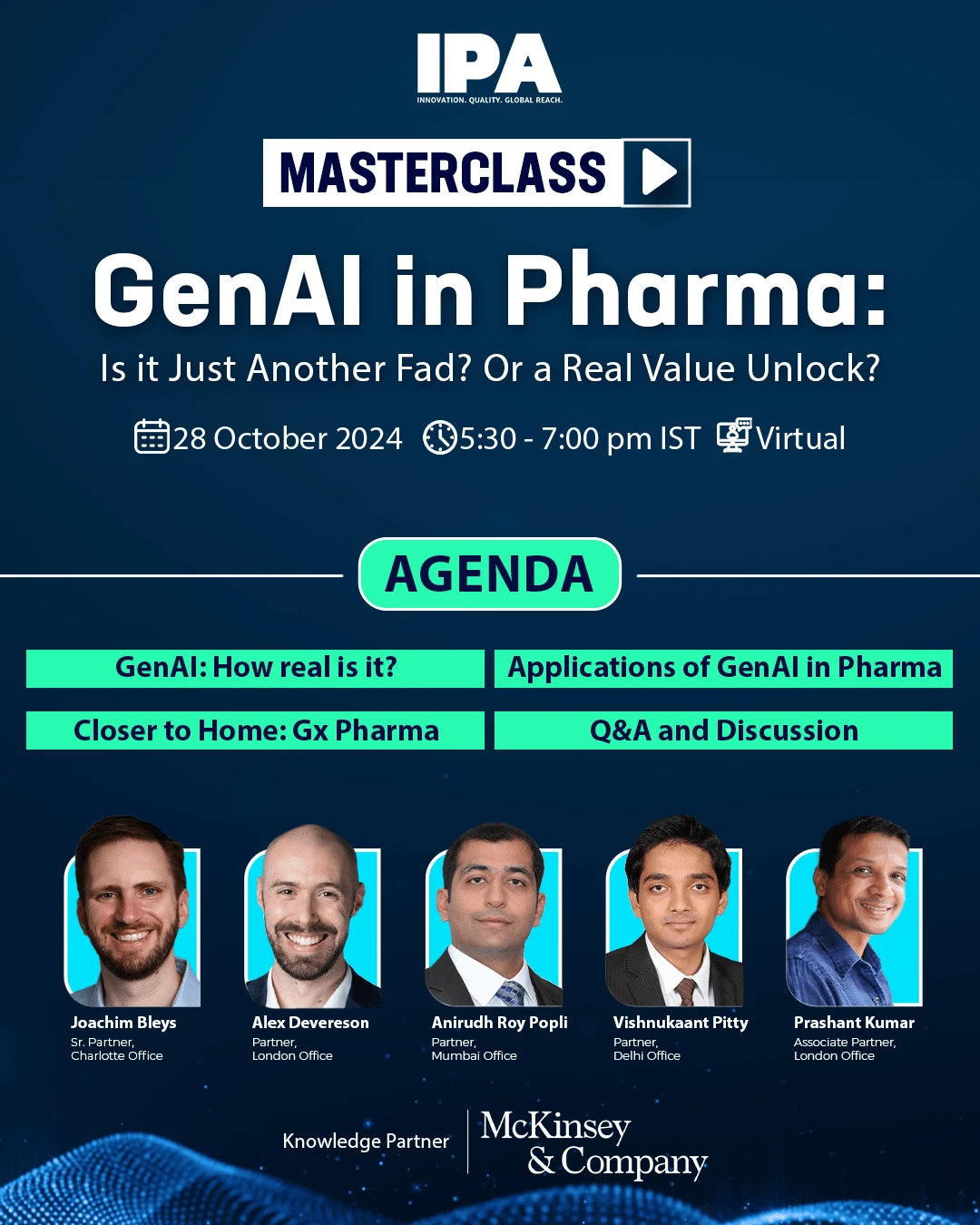 IPA Masterclass: GenAI in Pharma | IPA India